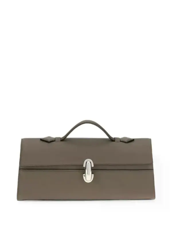 Savette Symmetry Pochette Tote Bag - Brown