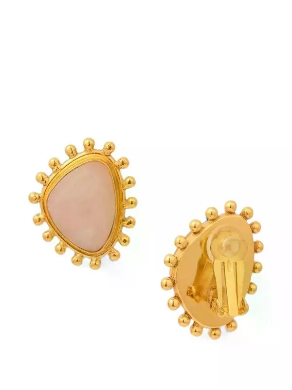 Sylvia Toledano Dots Quartz-embellished Beaded Earrings - Gold