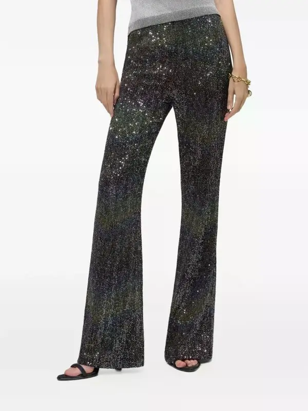 Missoni Sequin Embellished Flared Trousers - Black