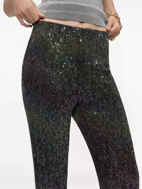 Missoni Sequin Embellished Flared Trousers - Black