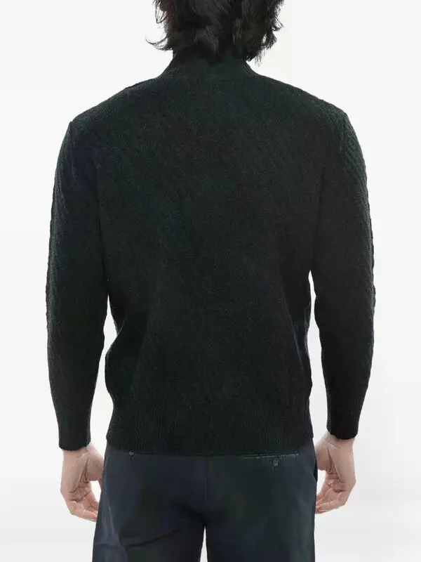 PAOLO PECORA Virgin Wool Roll-neck Knit