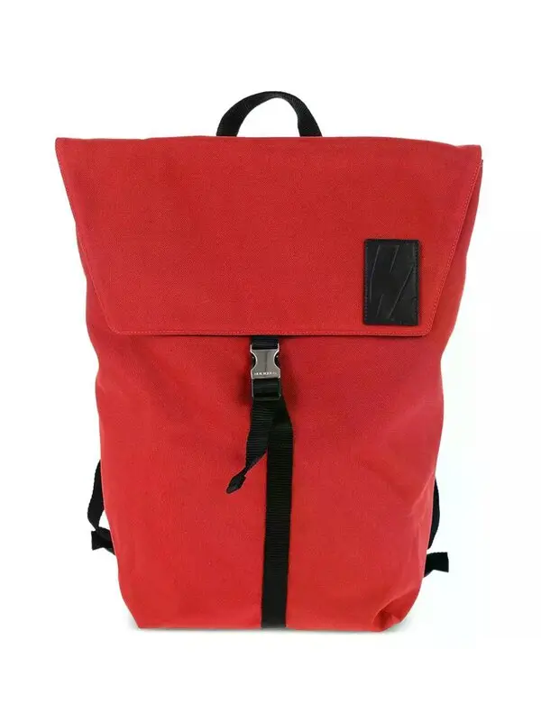 Neil Barrett City Flap Backpack - Red