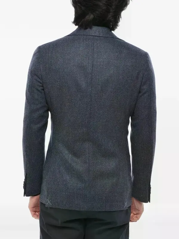 Corneliani Cc Collection Single-breasted Virgin Wool Blazer