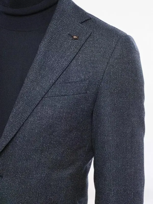 Corneliani Cc Collection Single-breasted Virgin Wool Blazer
