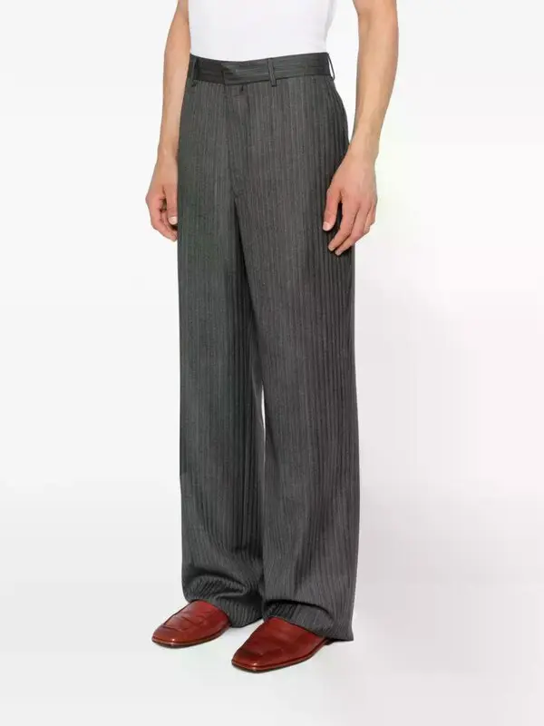 REVERES 1949 Pinstripe Pattern Straight-leg Trousers