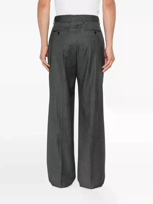 REVERES 1949 Pinstripe Pattern Straight-leg Trousers