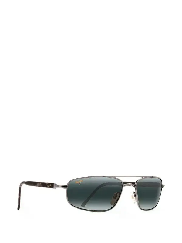 Maui Jim Kahuna Rectangle-frame Sunglasses - Silver