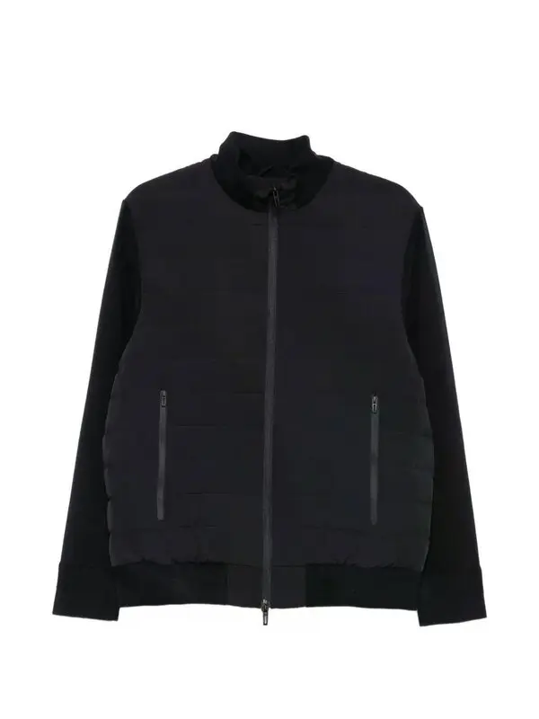 Emporio Armani Quilted Panel-sleeve Jacket