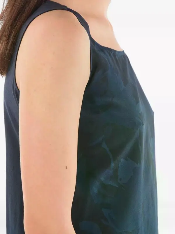 Woolrich Sleeveless Floral Print Blouse