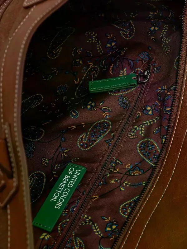 BENETTON Panelled Two-way Handbag