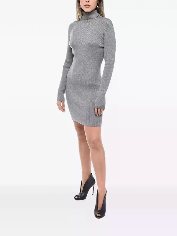 Dsquared2 Ribbed-knit Turtleneck Mini Dress