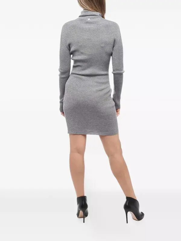 Dsquared2 Ribbed-knit Turtleneck Mini Dress