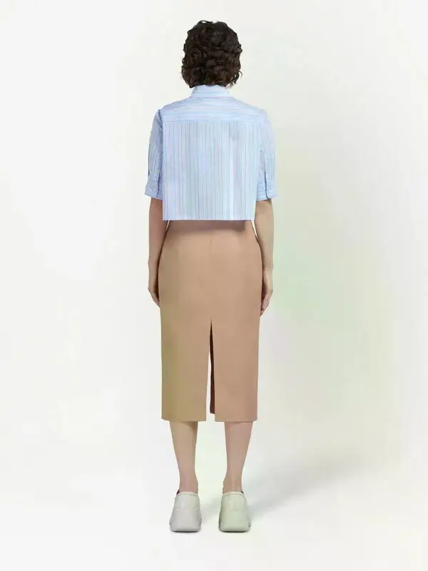 Marni Slit High-waist Midi Skirt
