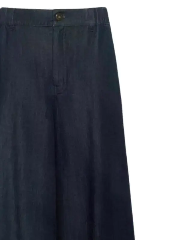 Max Mara Lampada Embroidered Wide-leg Jeans - Blue