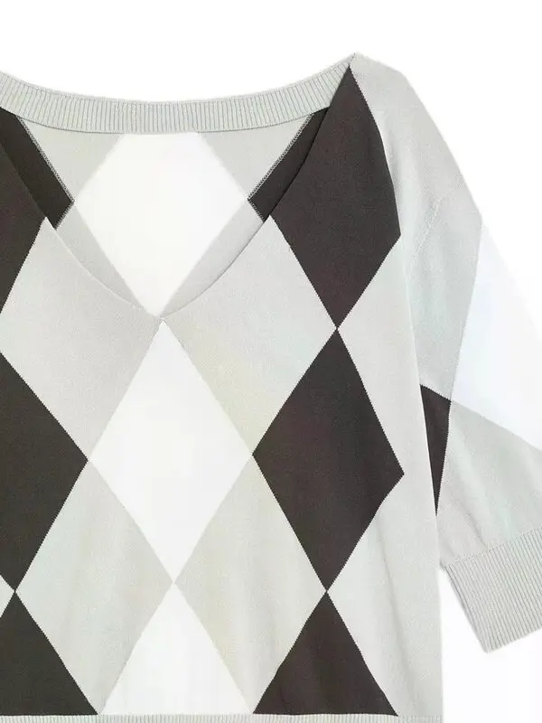 Liviana Conti Imperia Argyle-pattern Sweater