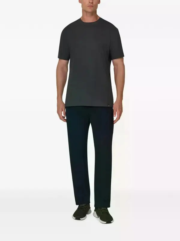 Boggi Milano T-shirt In Stretch Supima Cotton Jersey - Grey