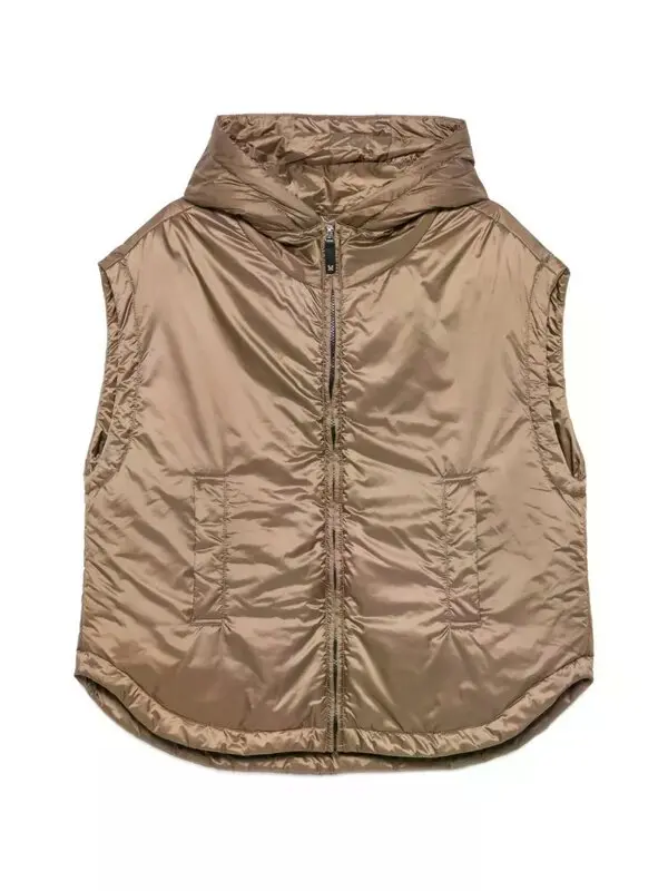 Max Mara The Cube Hooded Vest - Brown