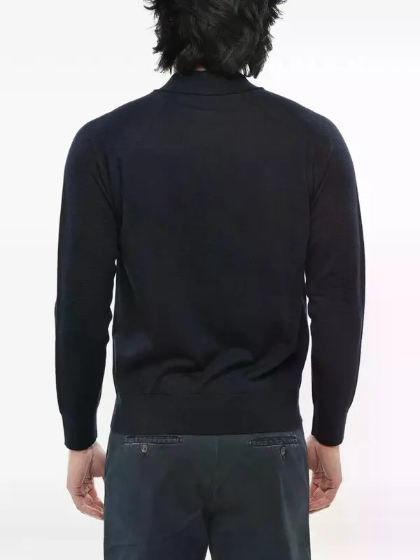 PAOLO PECORA Half-zip Wool Sweater