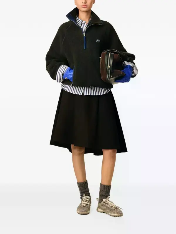 AMI Paris Fleece Vareuse With Patch