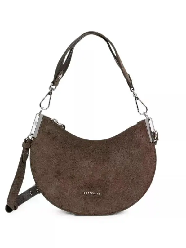COCCINELLE Small Sunup Crescent Shoulder Bag - Brown