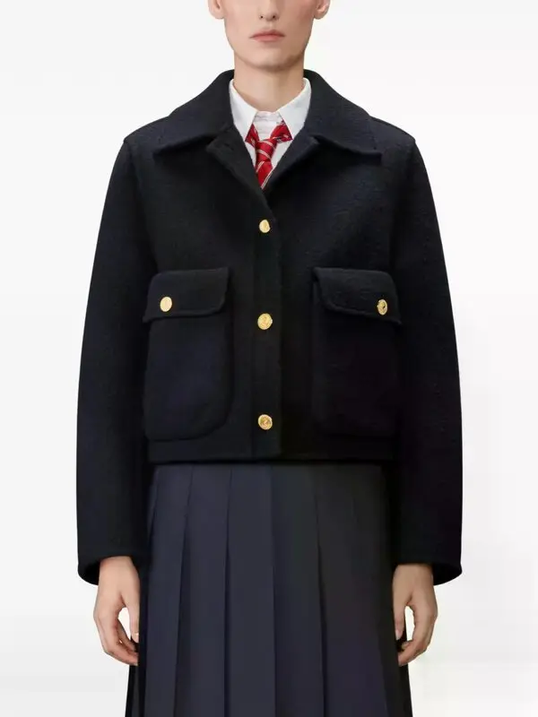 Thom Browne Bell-sleeve Wool Jacket