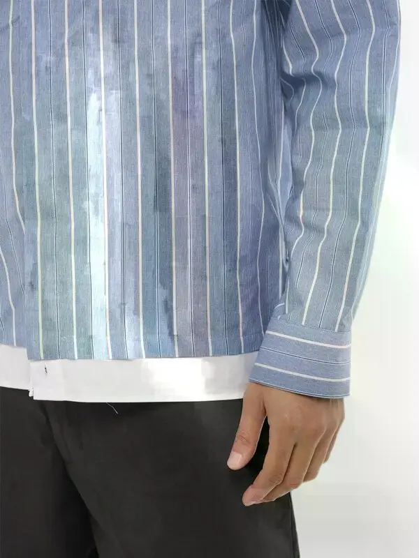 Neil Barrett Striped Boxy-fit Shirt