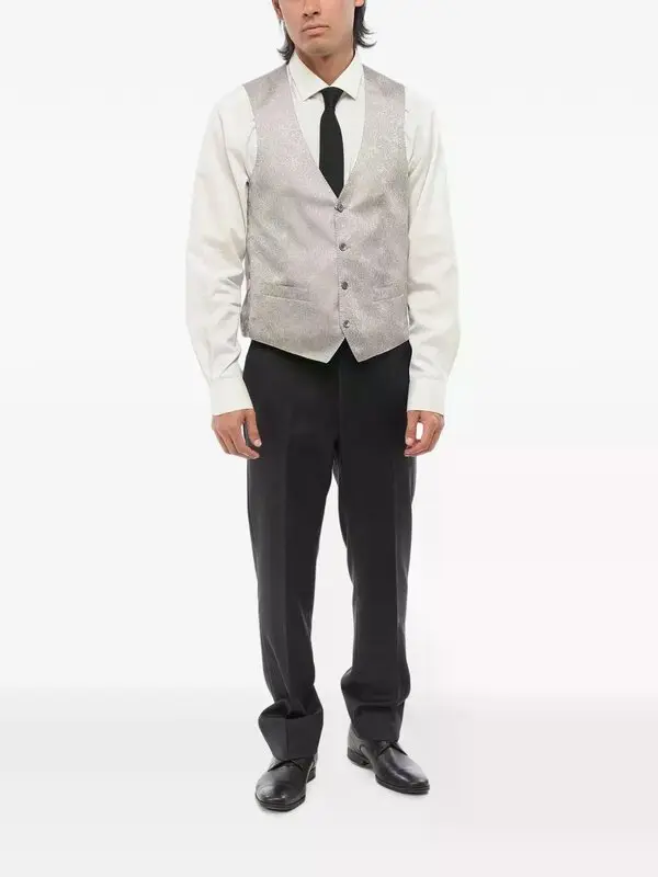 Corneliani Leaf-pattern Waistcoat