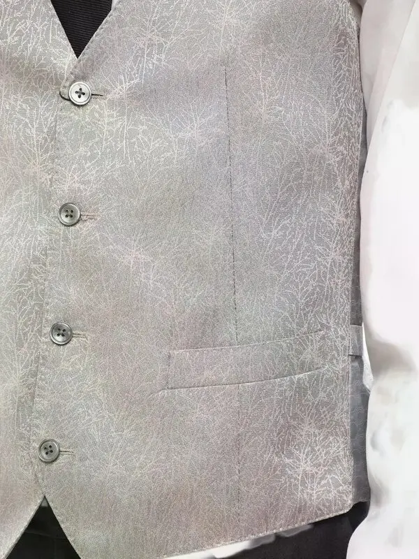 Corneliani Leaf-pattern Waistcoat