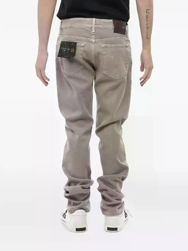 Corneliani Logo-patch Straight Jeans
