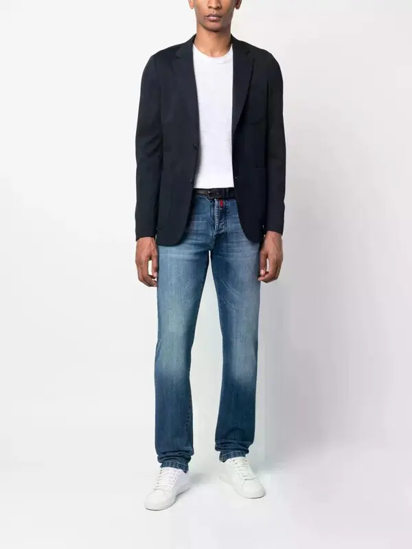 Kiton Slim-cut Cotton Jeans