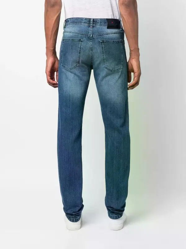 Kiton Slim-cut Cotton Jeans