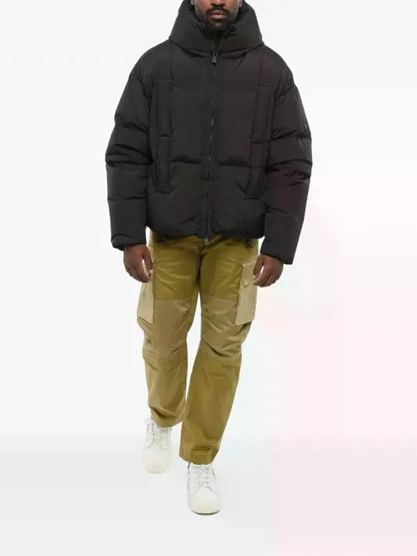 Bacon Logo Patch Hooded Jacket