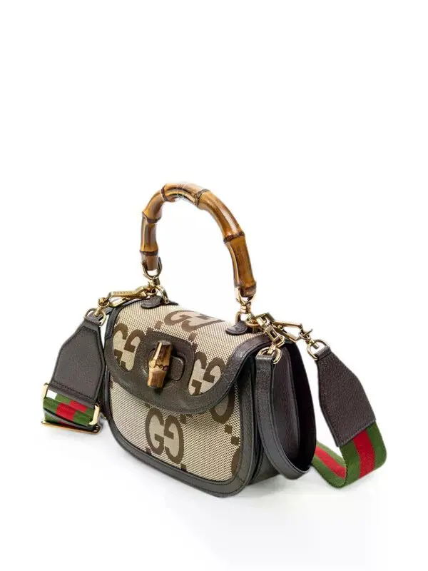 Gucci 1947 Bamboo Flap Tote Bag