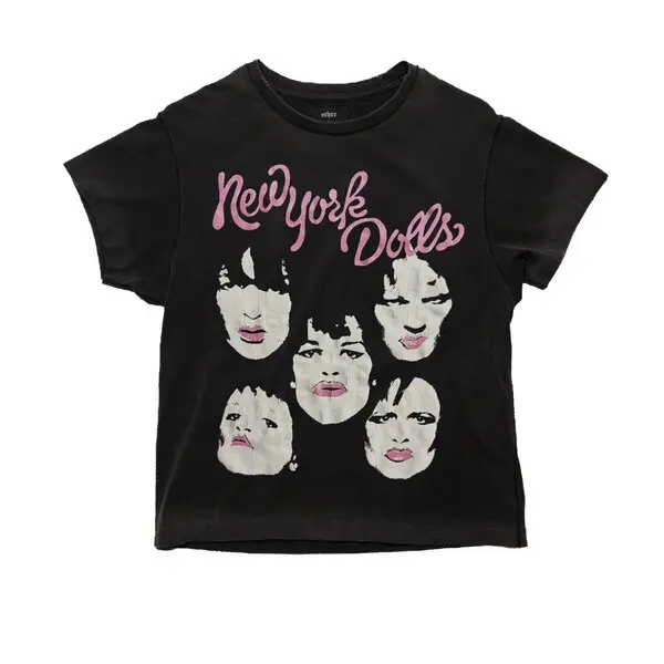 OTHER UK New York Dolls Live From The Bowery Vintage T-shirt - Black