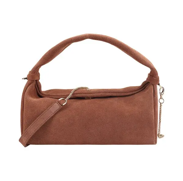 Paul Costelloe Molly Leather Bag Caramel Caf - Brown