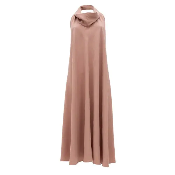 BIANCA POPP Bareback Dress In Soft Rayon - Pink