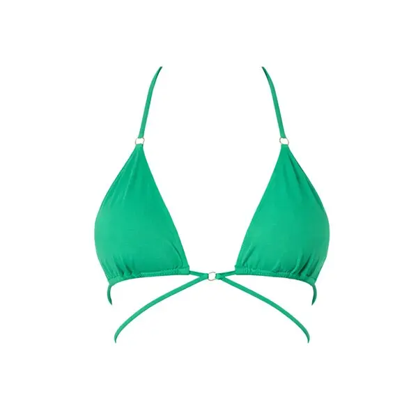 BELLETAGE SWIMWEAR The Ludmilla Bikini Top - Green