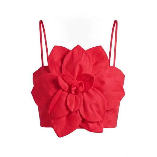 Yumi Kim Sahara Linen Top - Red