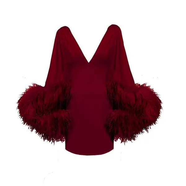 SANCTUMUM Nova Mini Dress In Pauillac