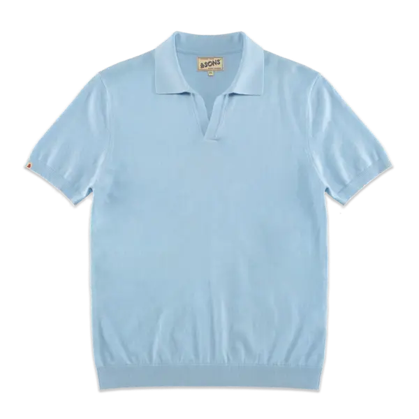 &SONS TRADING CO Bianchi Polo - Blue