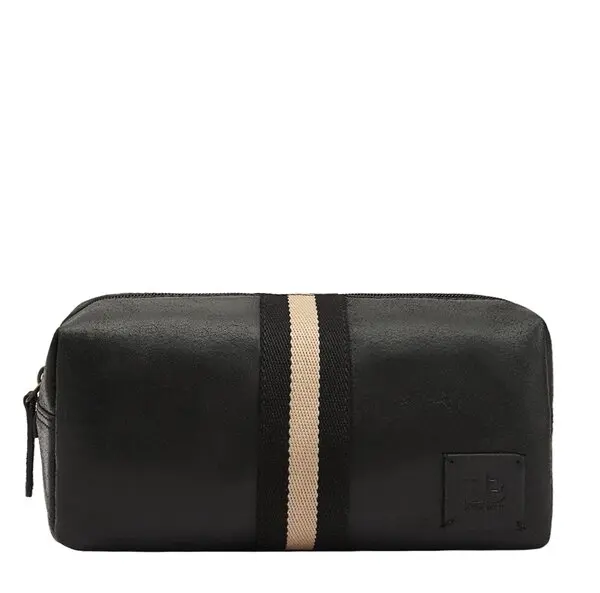 LLOYD BAKER Leo Leather Washbag - Black