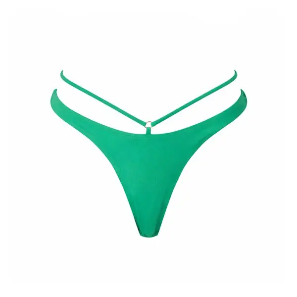 BELLETAGE SWIMWEAR The Ludmilla Bikini Bottom - Green