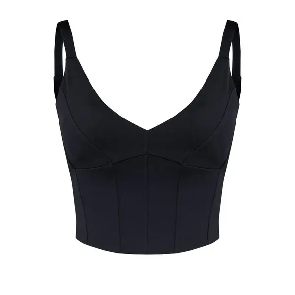 PCFG Free Heaven Strappy Crop Top - Black
