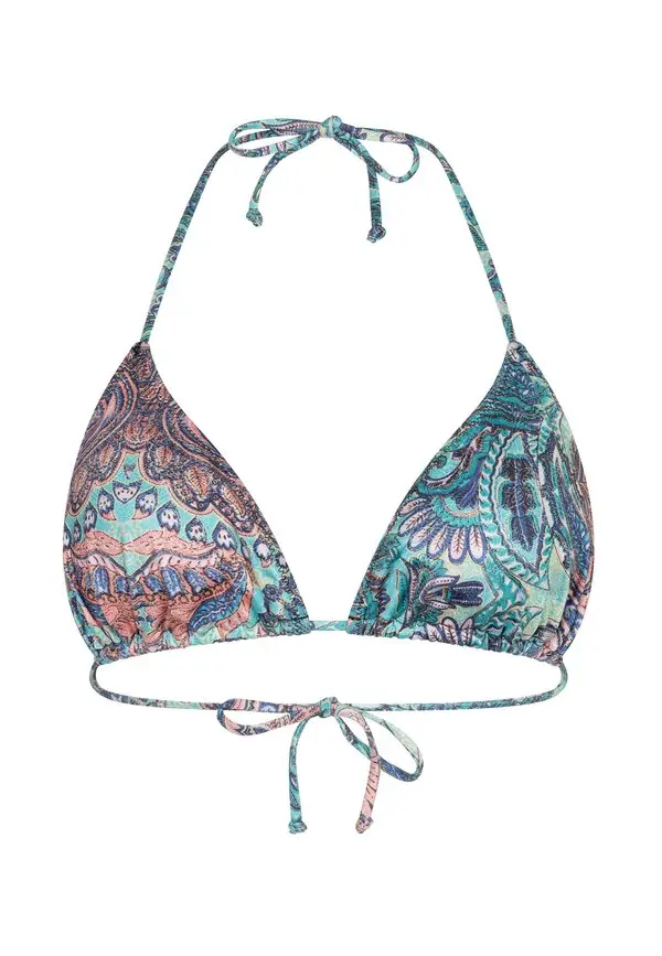 CHIC BY LIRETTE Triangle Bikini Top Quetzal Turquoise