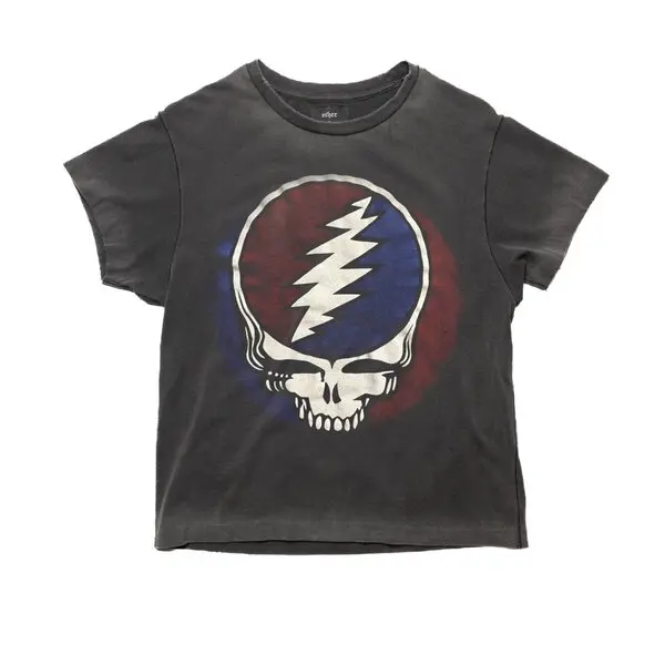OTHER UK Grateful Dead Steal Your Face Vintage T-shirt - Black