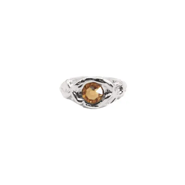 CASA CALA Brown / Silver Cala Hazel-silver Ring