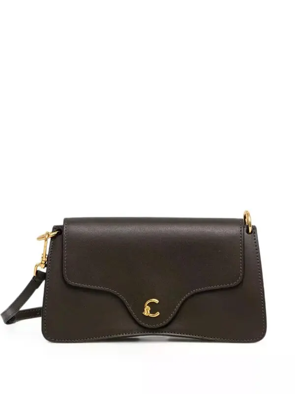 COCCINELLE C-me Logo-plaque Shoulder Bag - Brown