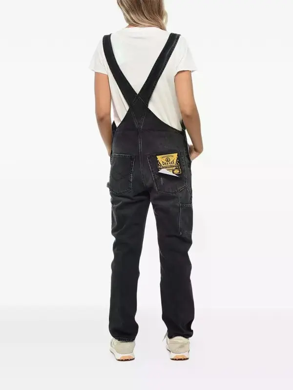 WASHINGTON DEE-CEE Distressed Denim Jumpsuit