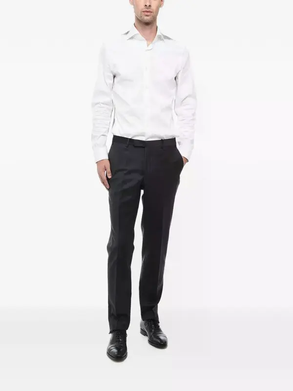 Corneliani Pressed-crease Tailored Trousers