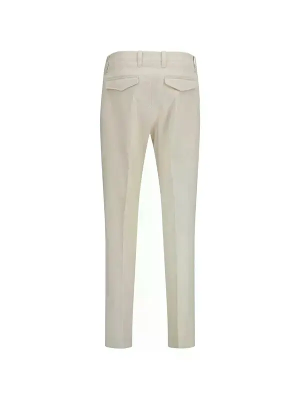 LARDINI Ribbed Straight-leg Trousers